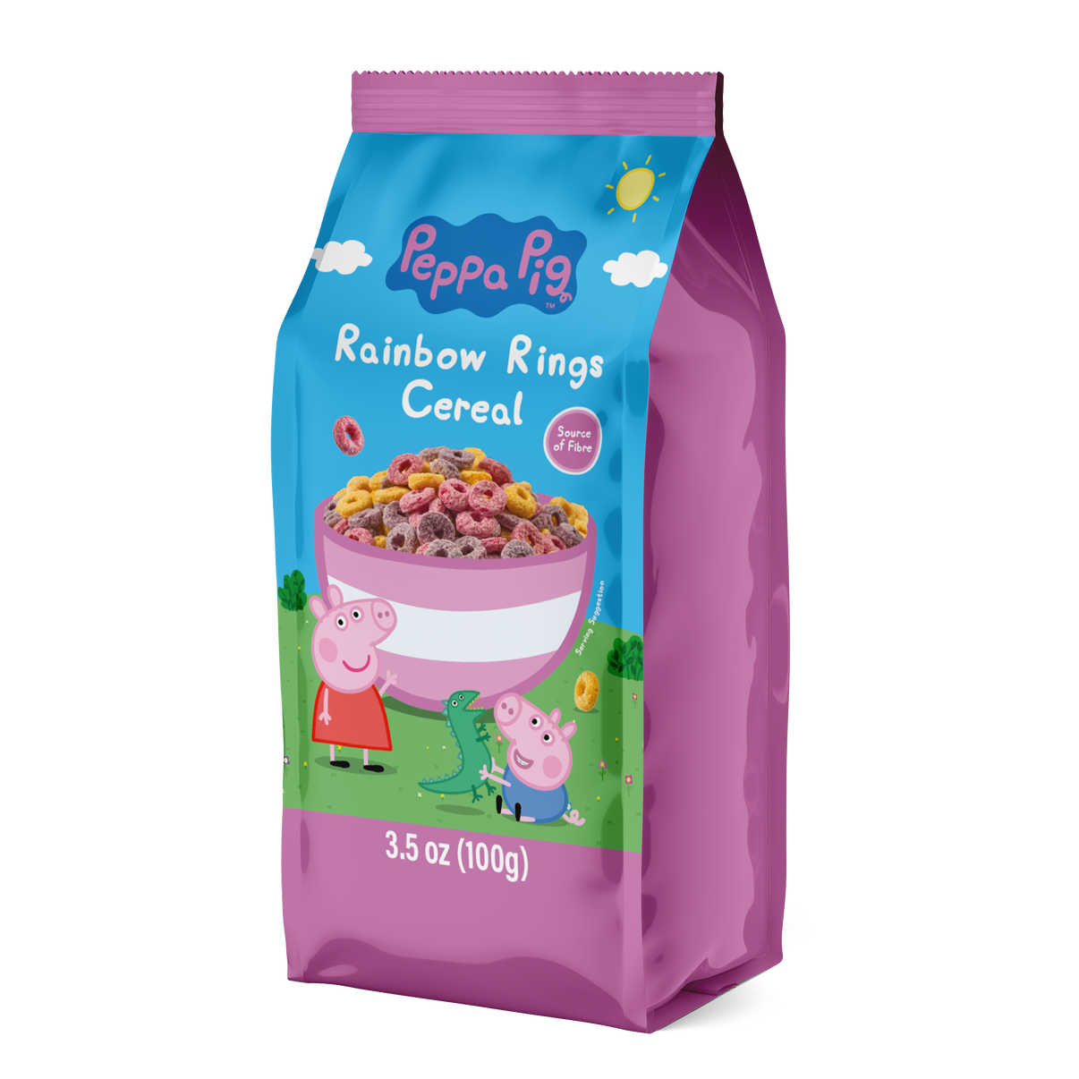 Peppa Pig Fruity Rings Cereal Bag 100g – Whateverbrands