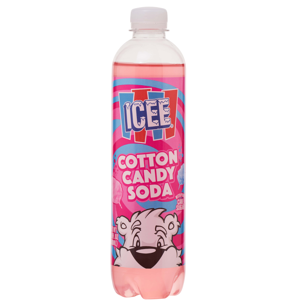 ICEE Cotton Candy Soda 17 FL OZ (500ML) PET – Whateverbrands
